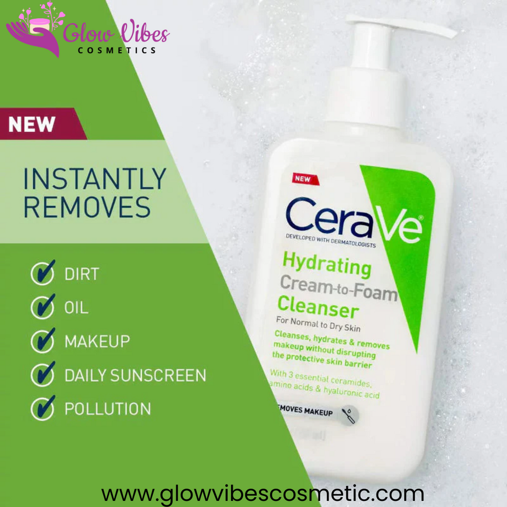CeraVe Hydrating Facial Cleanser - Glow Vibes Cosmetic